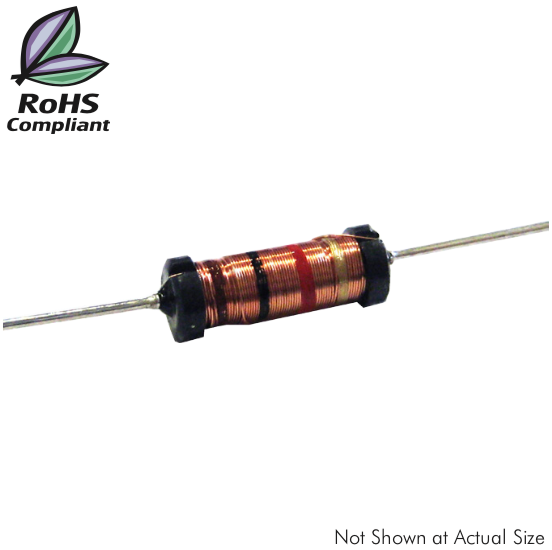 02-562F Series Axial Leaded Clear Varnish Coated Inductors